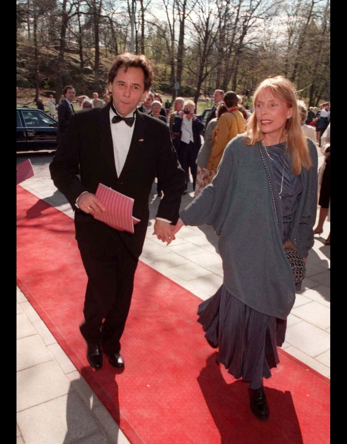 Photo : Joni Mitchell et son mari Don Freed, lors de la cérémonie du ...