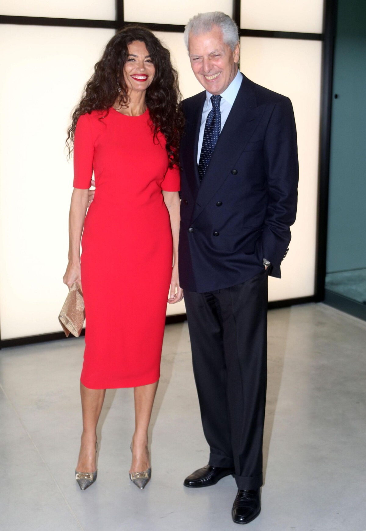 Photo : Marco Tronchetti Provera et sa femme Afef arrivent à l ...