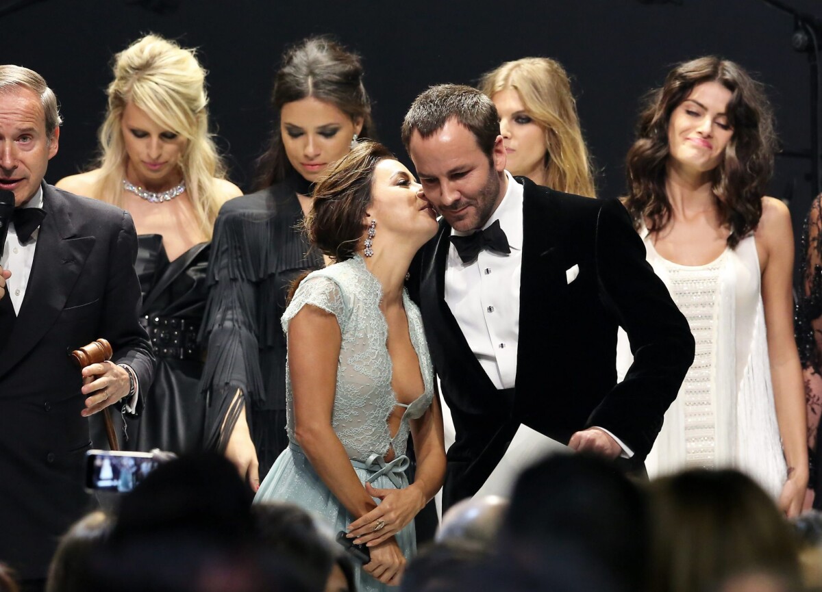 Photo : Tom Ford et Eva Longoria lors du gala "Cinema Against AIDS 22 ...