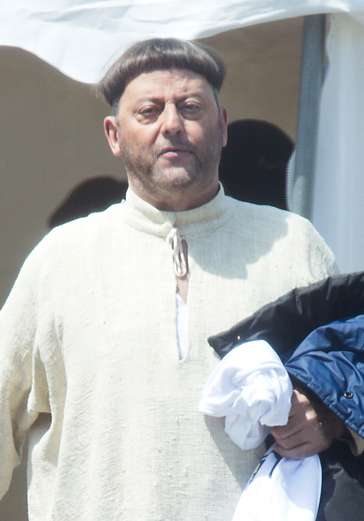 Photo : Exclusif - Jean Reno - Tournage du film "Les Visiteurs 3" à ...