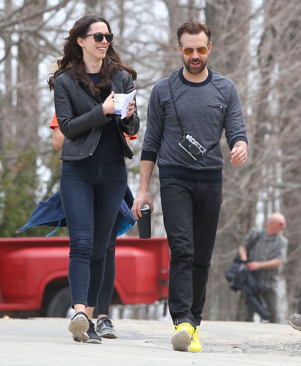 Photo : Exclusif - Jason Sudeikis et Rebecca Hall se rendent sur le ...