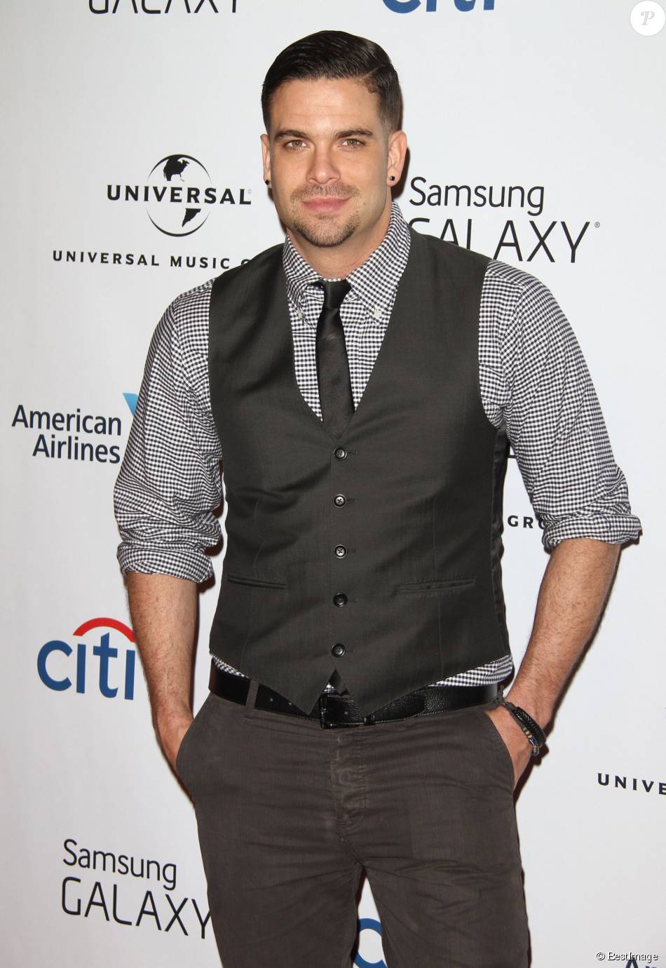 Mark Salling - After-party des Grammy Awards Universal Music Group 2015 ...