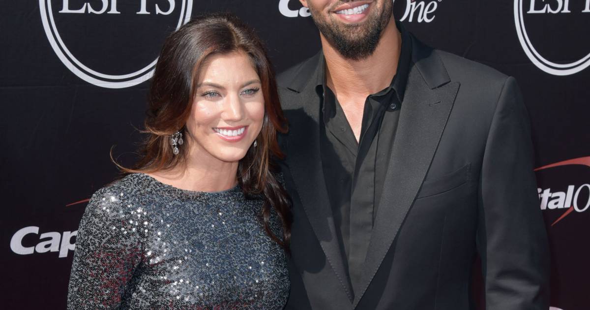 Hope Solo et Jerramy Stevens lors des ESPYS Awards au Microsoft Theatre ...