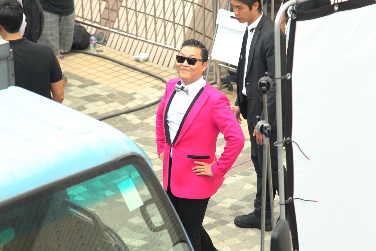 Photo : Le rappeur Psy lors d'un photoshoot pour une marque sud ...