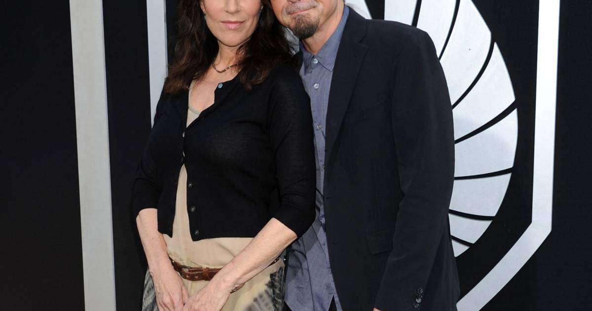 Katey Sagal and Kurt Sutter attending the Pacific Rim premiere in Los Angeles, CA, USA on July 9 ...