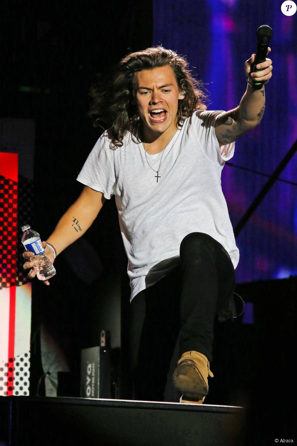 Harry Styles en concert à Vancouver, Canada, le 18 juillet 2015 ...
