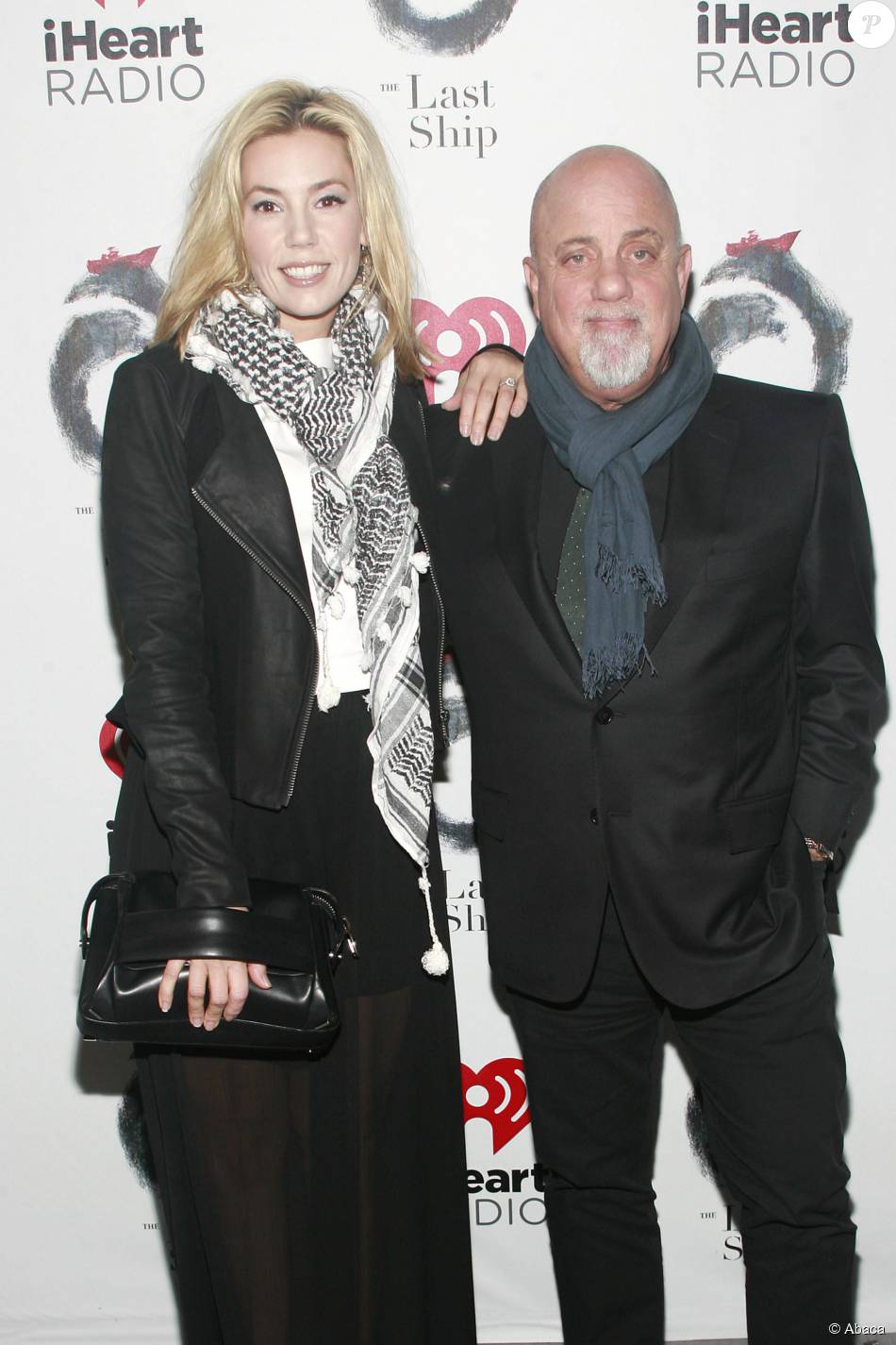 Billy Joel et son épouse Alexis Roderick en octobre 2014 lors de la ...