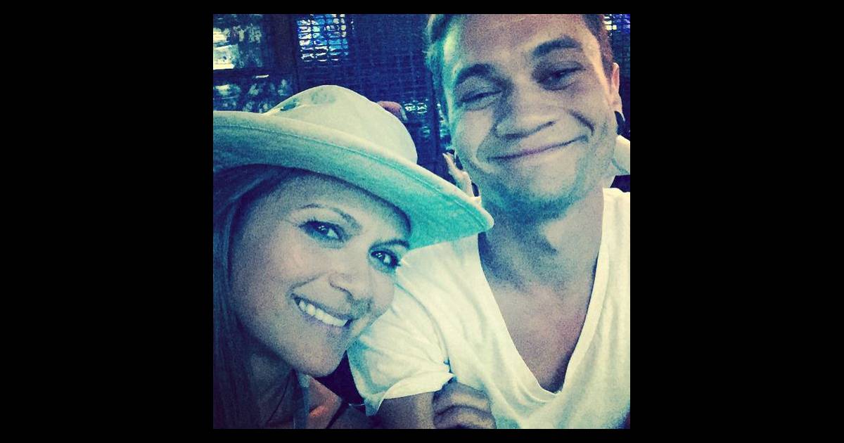 Nia Peeples et son fils Christopher, sur Instagram. Août 2015 - Purepeople