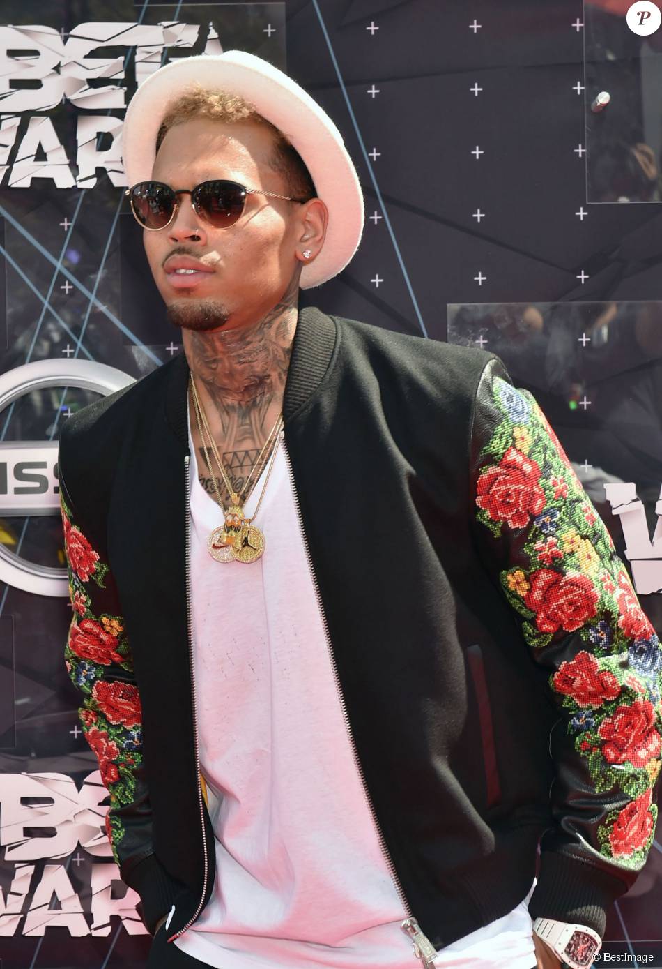 Chris Brown - People aux BET Awards 2015 à Los Angeles le 28 juin 2015 ...