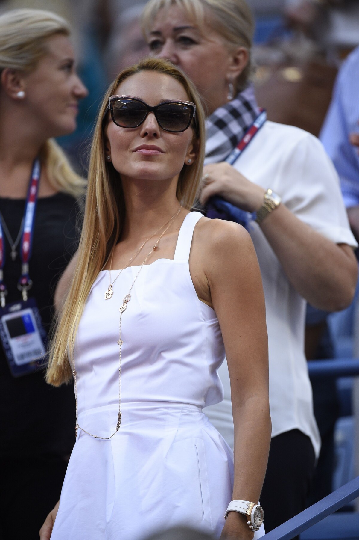 Photo : Jelena Ristic lors des demi-finales de l'US Open à l'USTA ...