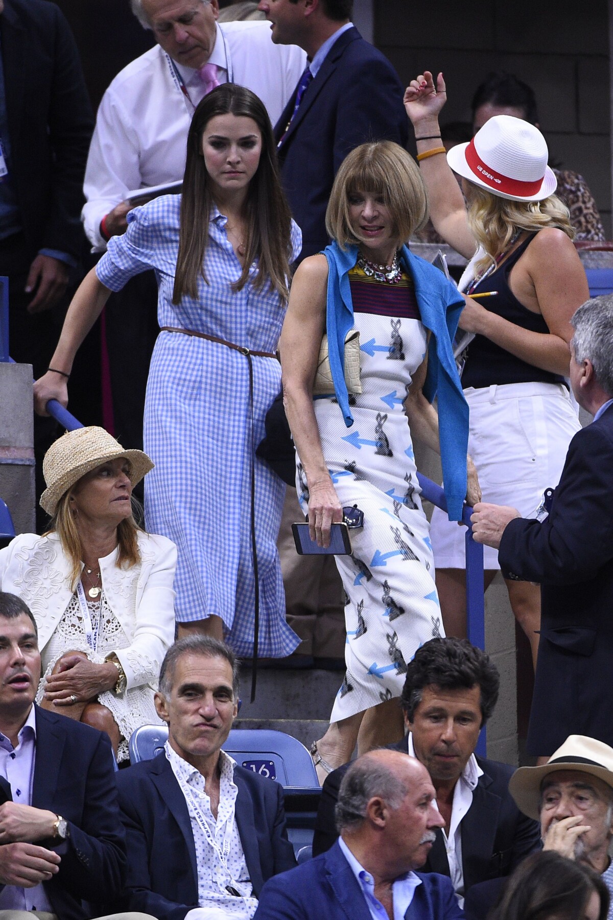 Photo : Anna Wintour et sa fille Bee Shaffer lors de la finale de l'US ... Photo : Anna Wintour et sa fille Bee Shaffer lors de la finale de l'US ...