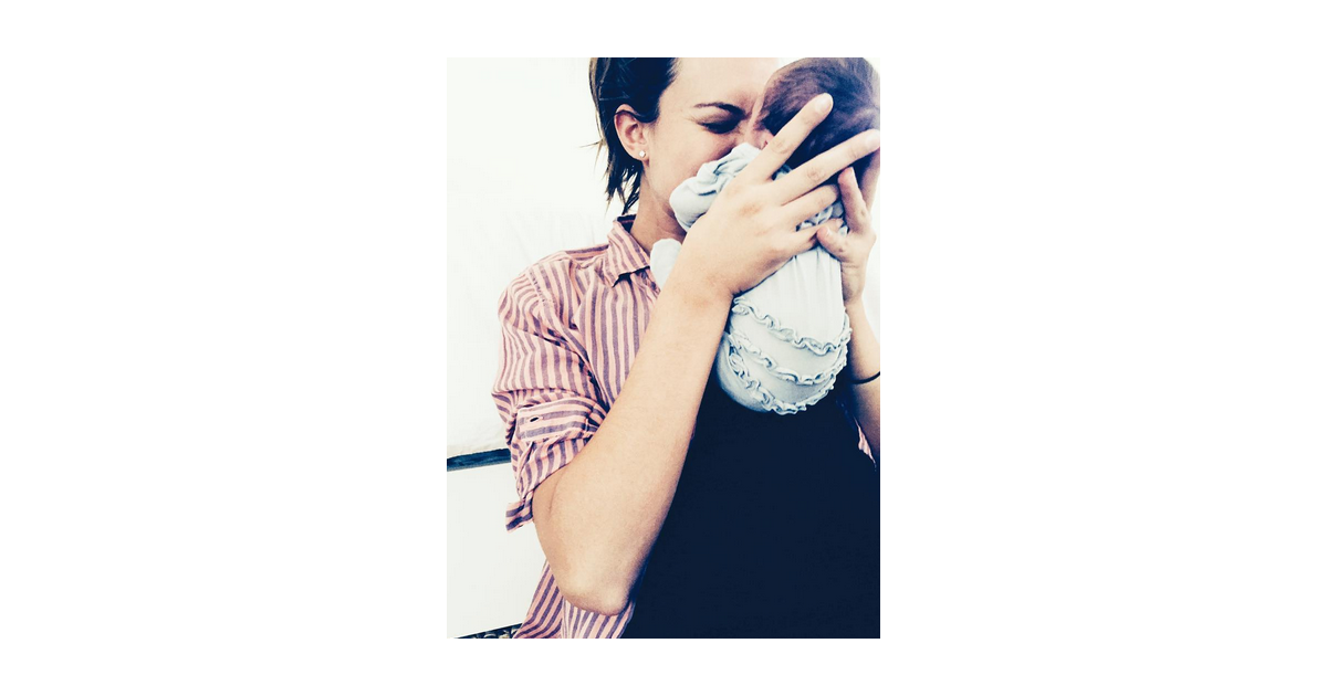 Odette Annable et sa fille Charlie Mae / photo postée sur Instagram ...