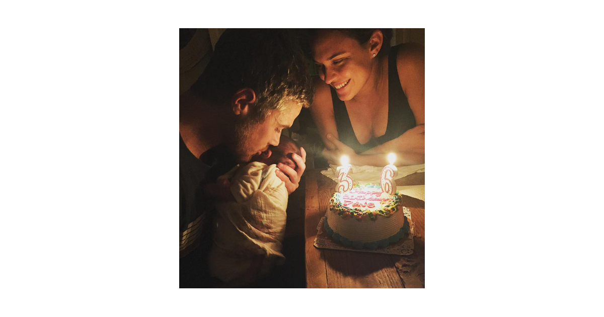 Dave Annable fête ses 36 ans avec sa fille Charlie Mae / photo postée ...
