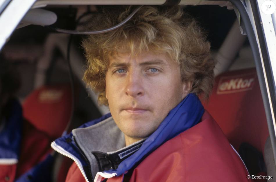 Laurent Bourgnon au 21e Paris - Dakar le 13 décembre 1998 à Nantes ...
