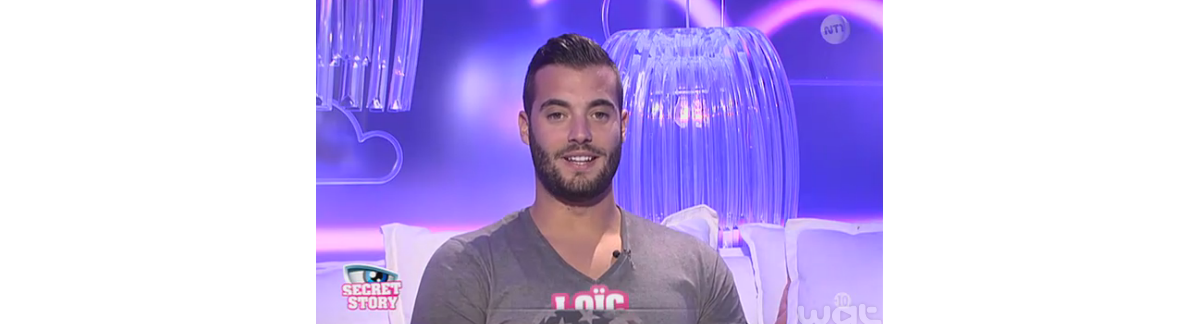 Photo : Loïc dans la quotidienne de Secret Story 9, le lundi 12 octobre ...