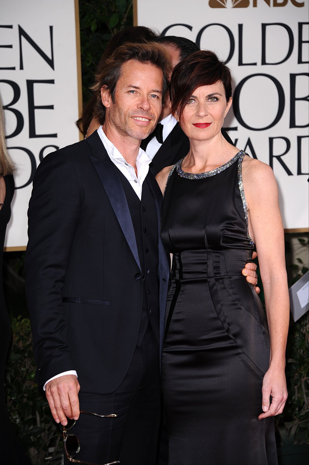Photo : Guy Pearce et Kate Mestitz à la 69e cérémonie des Golden Globe ...