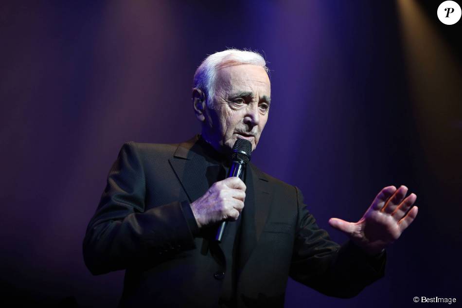 Charles Aznavour - Première représentation de son spectacle au Palais ...