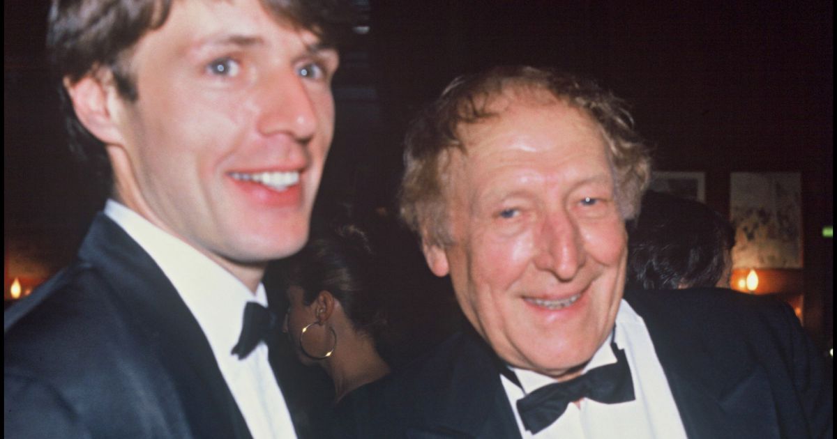 Lambert wilson et son père aux Molière 1988. - Purepeople