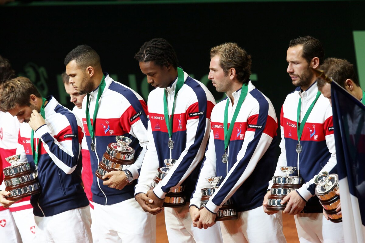 Photo : Arnaud Clément, Jo-Wilfried Tsonga, Gaël Monfils, Julien Benneteau, Michaël Llodra et ...