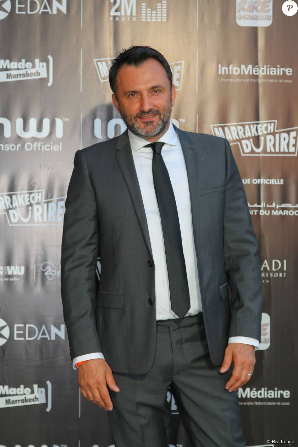 Frédéric Lopez - Ouverture du Festival Marrakech du Rire 2015. Le 13 ...