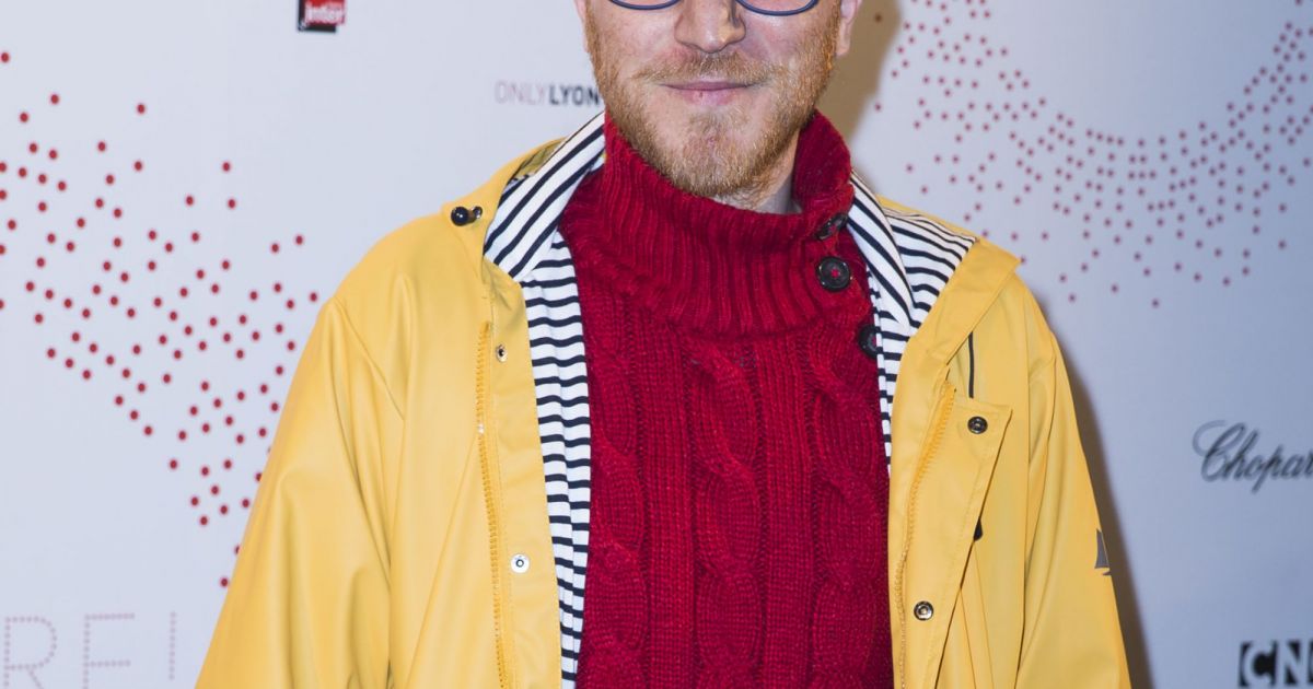 Marius Colucci lors de l'inauguration de l'exposition Lumière! Le ...