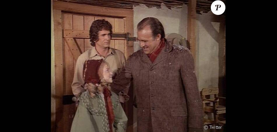 Alison Arngrim, Richard Bull et Michael Landon dans La Petite maison ...