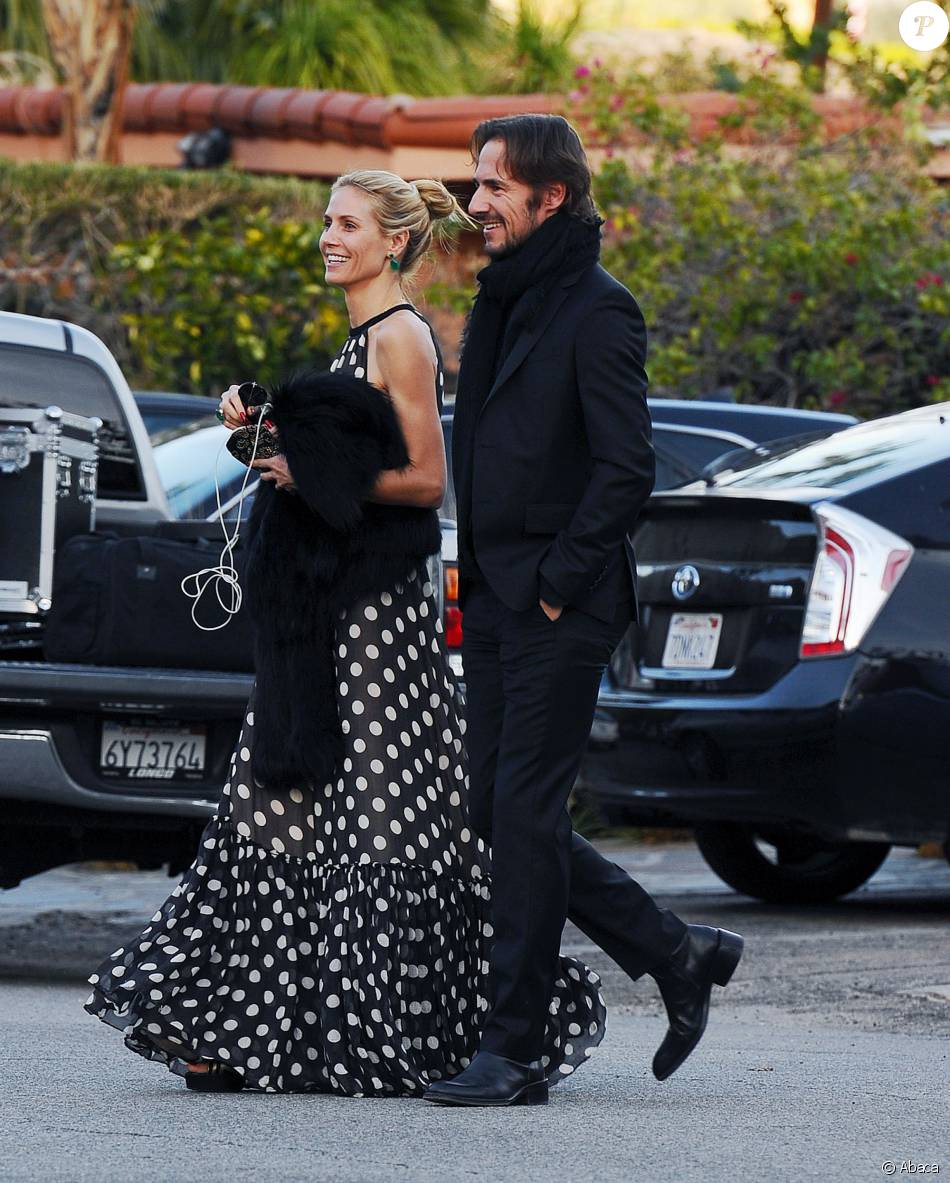 Heidi Klum et Thomas Hayo arrivent au mariage de Maryam Malakpour et ...