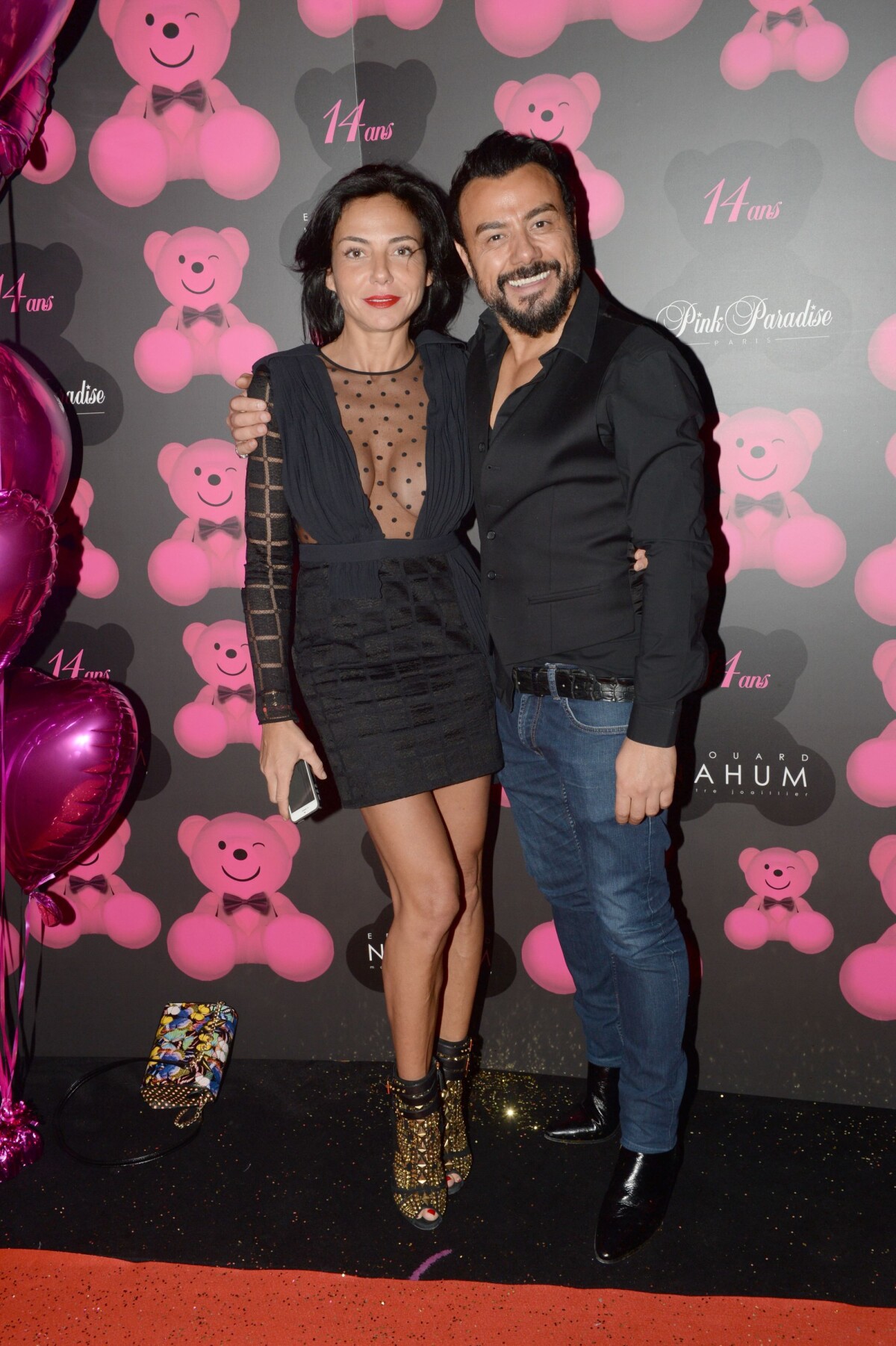 Photo : Exclusif - Sandra Zeitoun De Matteis et Muratt Atik (propriétaire et patron du Pink ...