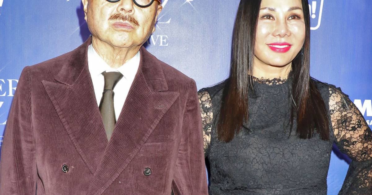 Michael Chow et sa femme Eva Chow lors de l'after party Jennifer Lopez ...