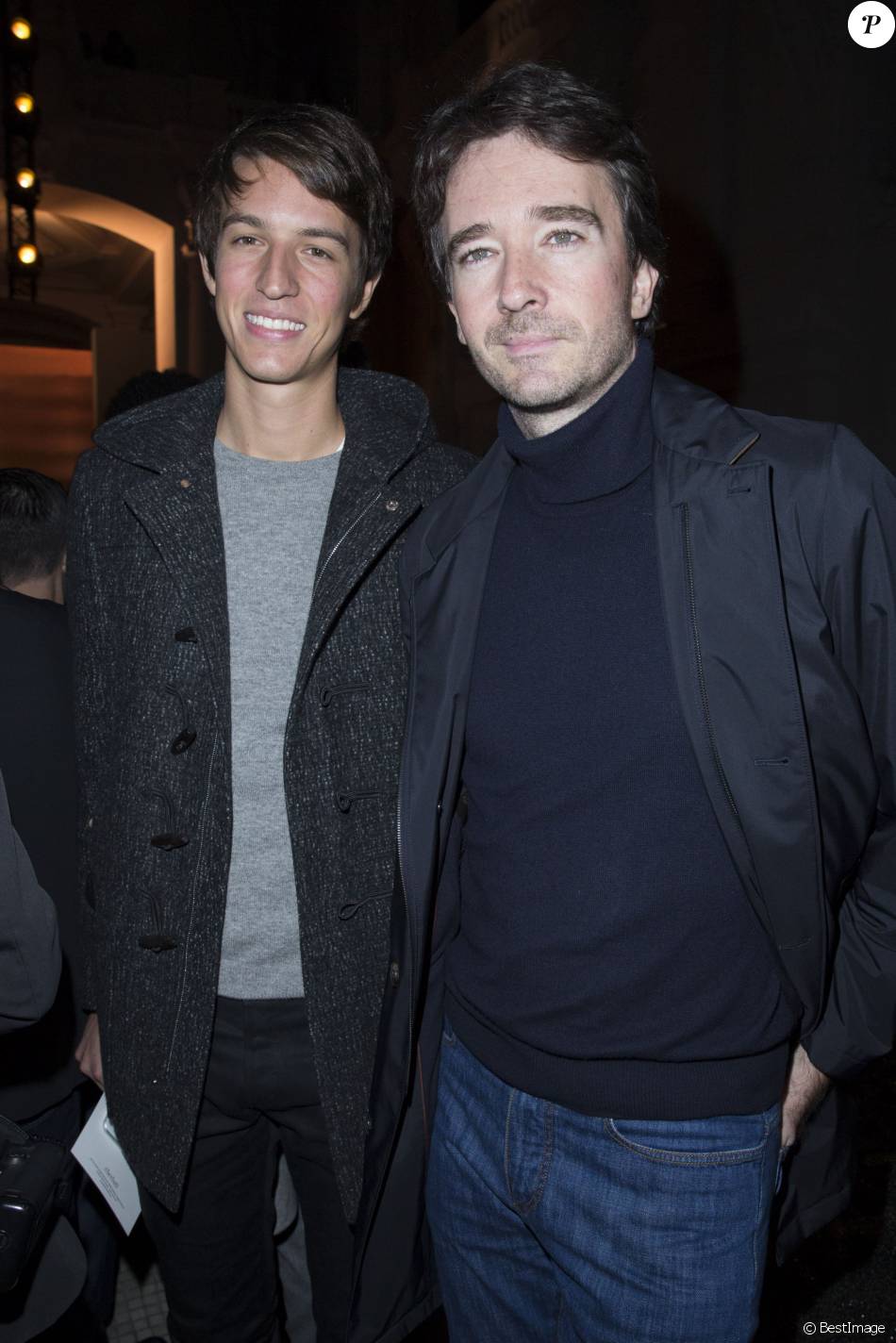 Alexandre Arnault et son demi-frère Antoine Arnault - Défilé Berluti ...