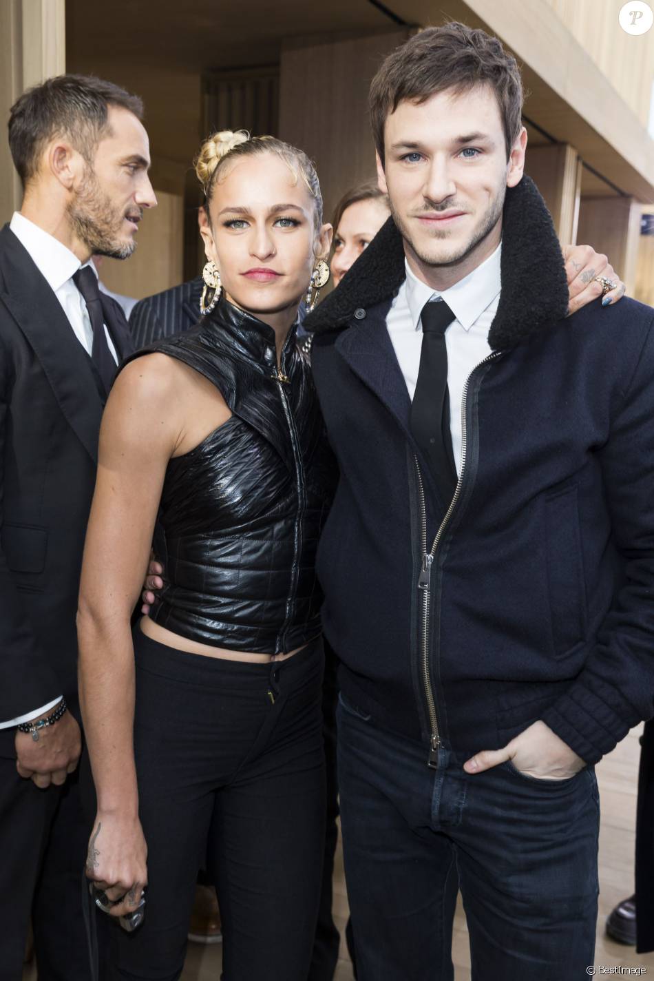 Alice Dellal et Gaspard Ulliel - People au défilé de mode Haute-Couture ...