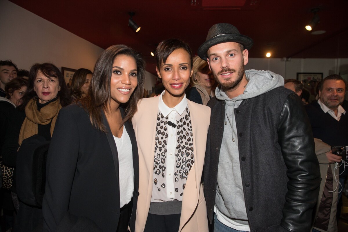 Photo : Sonia Rolland entre Audrey Chauveau et M. Pokora (Matt Pokora ...