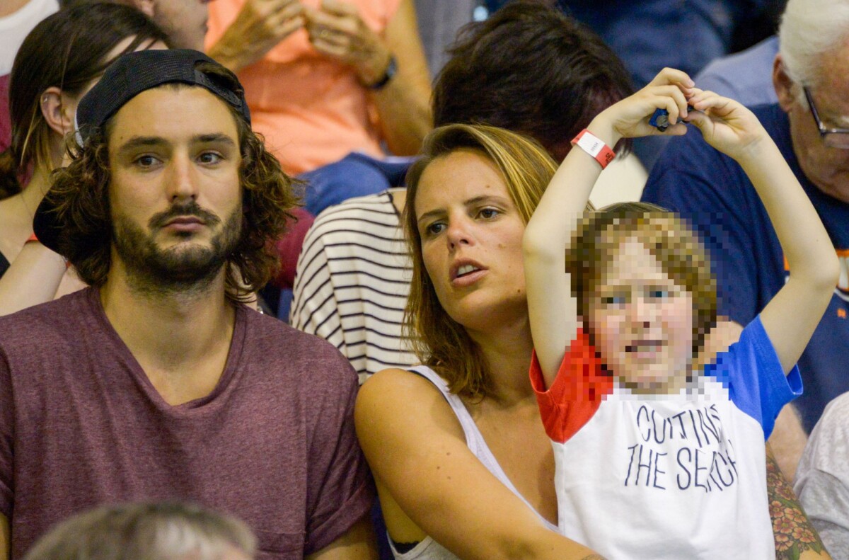 Photo : Manon, la fille de Laure Manaudou et Frédérick Bousquet, lors ...