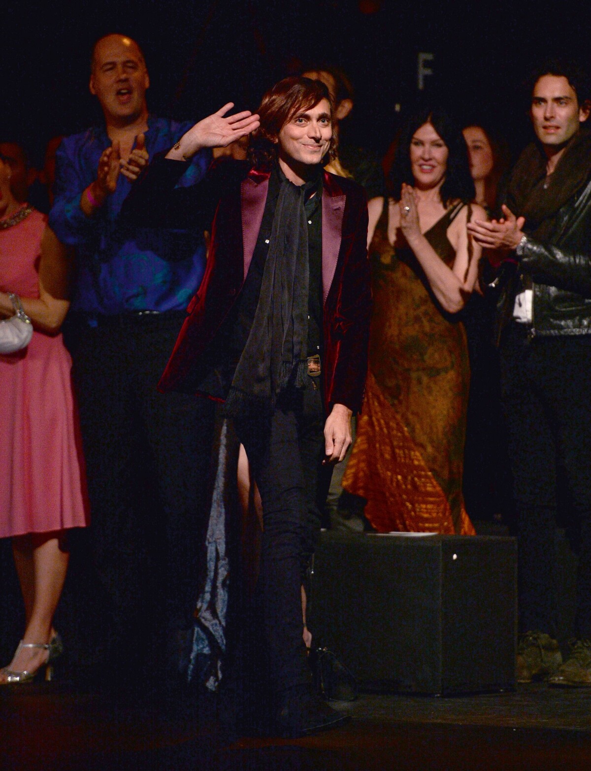 Photo : Hedi Slimane - Défilé Saint Laurent automne 2016 à l'Hollywood ...