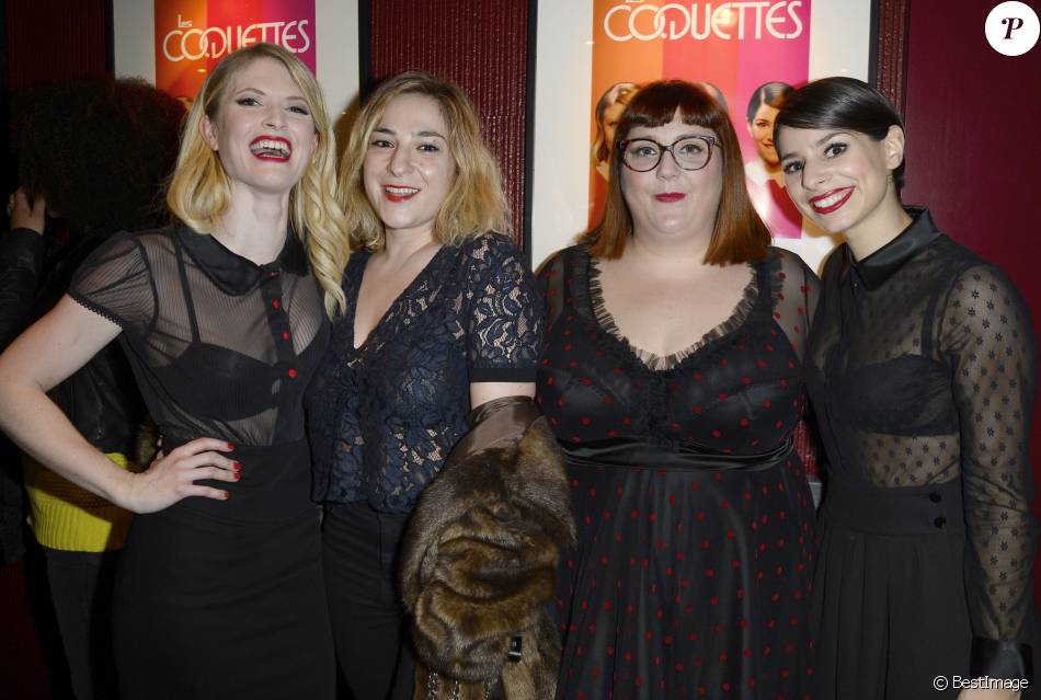 Marilou Berry et Les Coquettes Juliette Faucon, Lola Cés, Marie Facundo ...