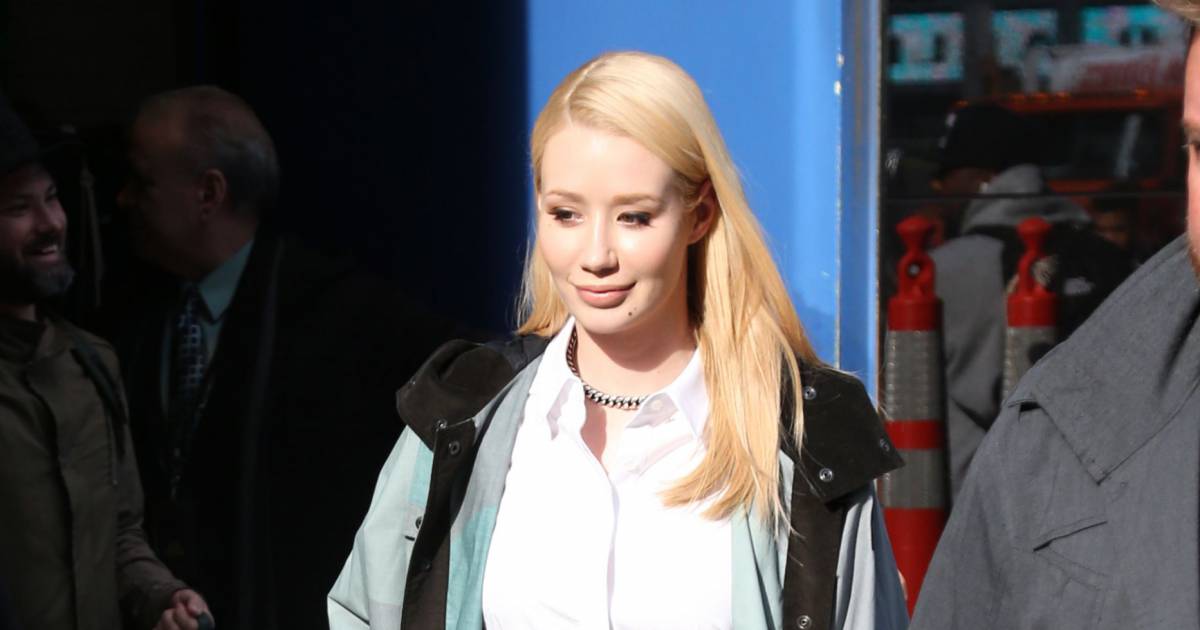 Iggy Azalea quitte le plateau de Good Morning America à New York le 23 ...