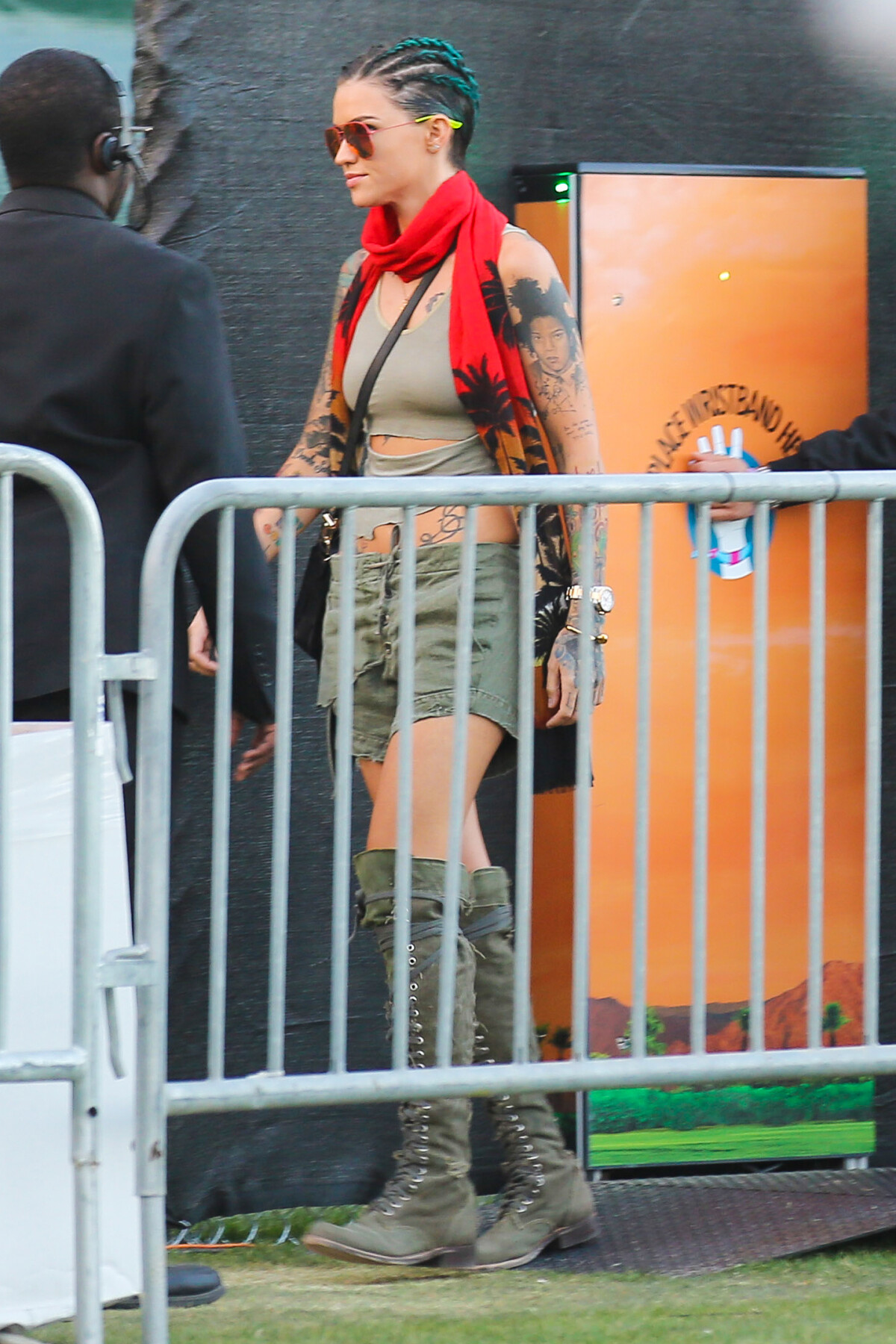 Photo : Ruby Rose arrive au festival Coachella, le 15 avril 2016 ...