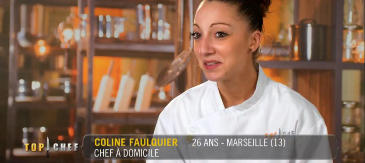 Photo : Coline, candidate de "Top Chef 2016" - Emission du 14 mars 2016 ...