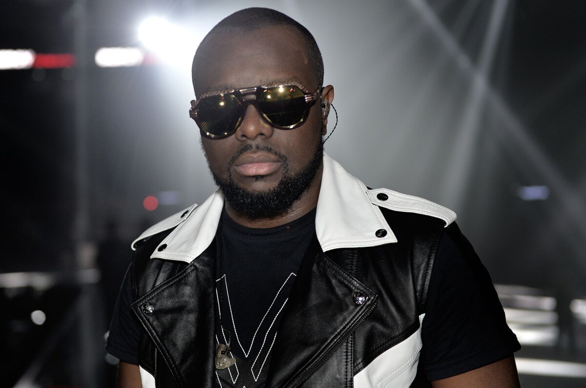 Photo : Exclusif - Maître Gims à l'AccorHotels Arena à Paris, le 3 ...
