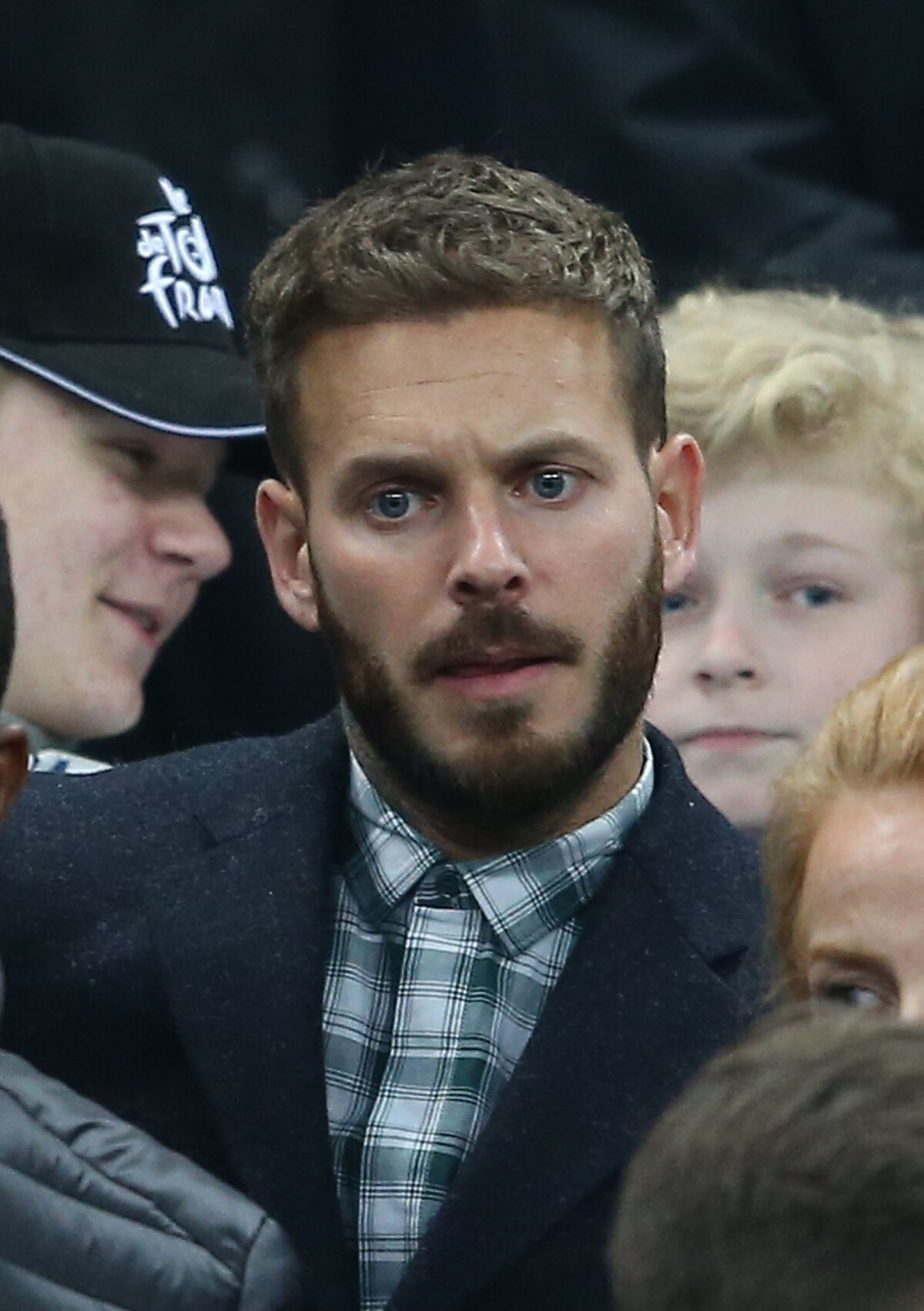 Photo : M. Pokora (Matt Pokora) - People au match de football France ...