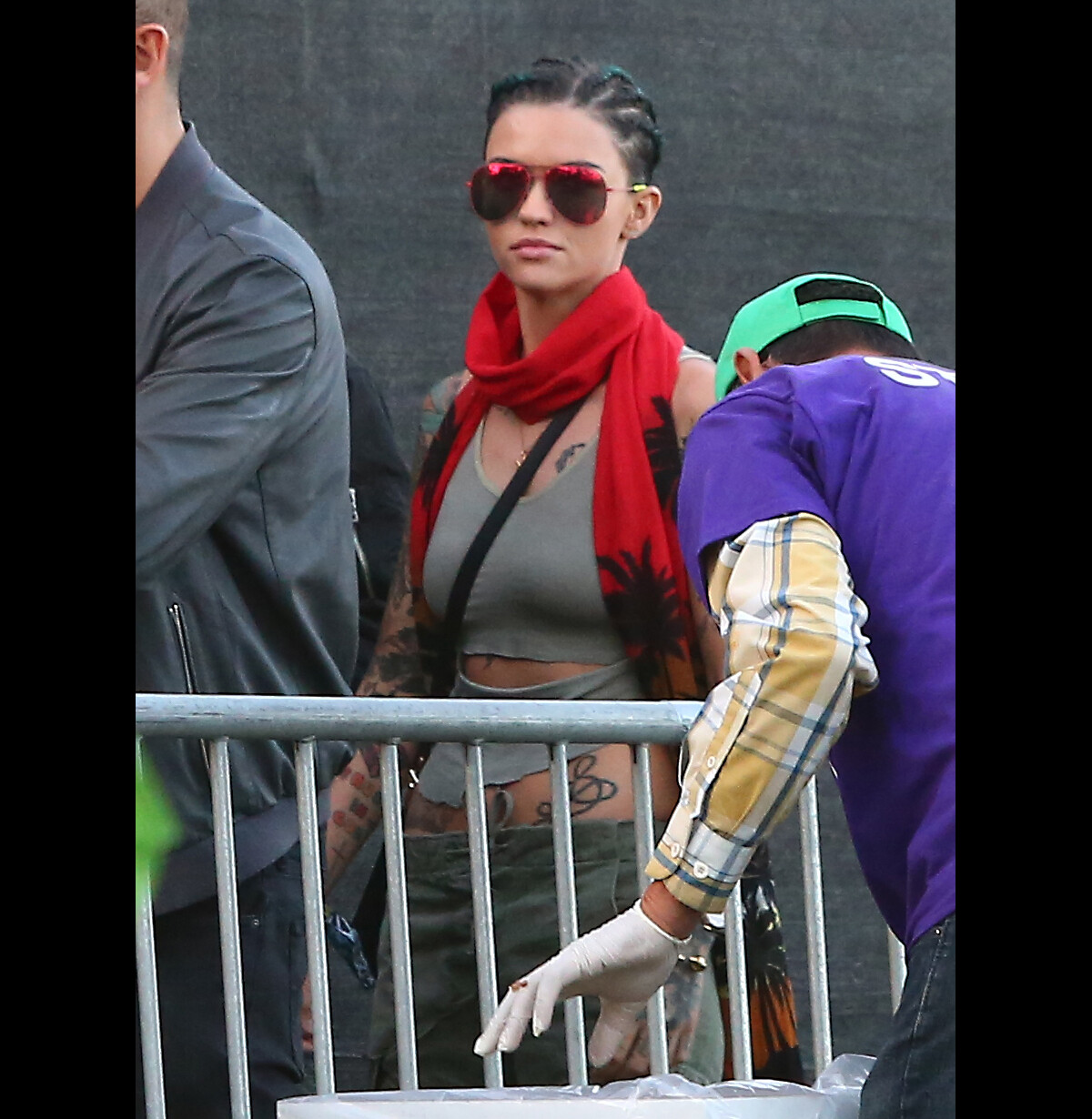 Photo : Ruby Rose au festival de musique Coachella, 1er jour. Le 15 ...