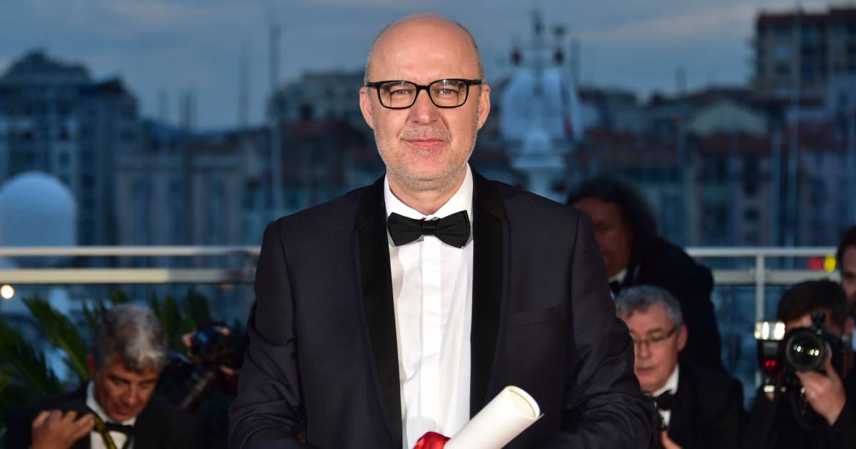 Juanjo Gimenez (Palme d'or du court métrage pour Timecode) - Photocall de la remise des palmes ...