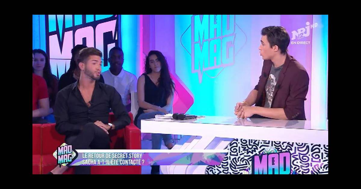 Sacha Buyse de Secret Story dans le Mad Mag de NRJ12, vendredi 27 mai ...