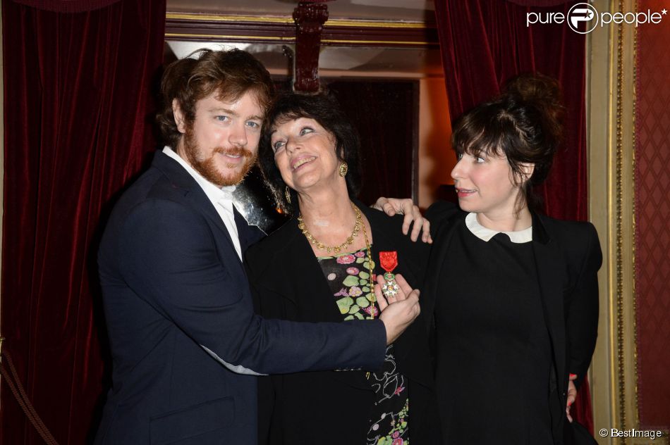 Anny Duperey, son fils Gaël Giraudeau et sa compagne Anne Auffret ...
