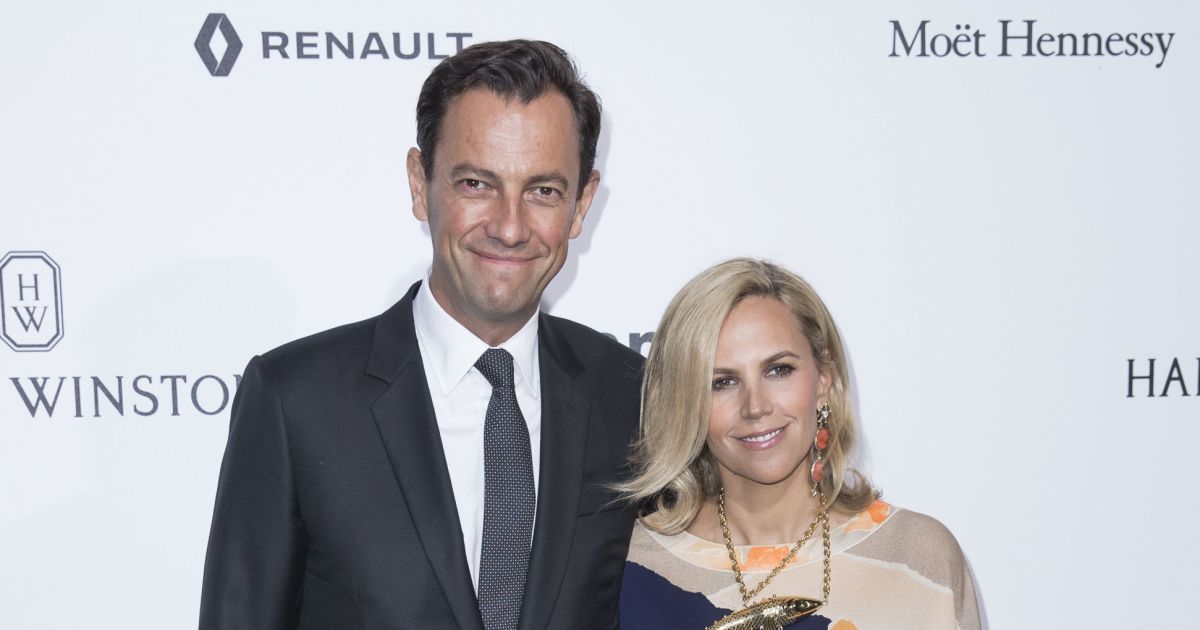Pierre-Yves Roussel et Tory Burch - Dîner de gala de l'amfAR à l'hôtel ...