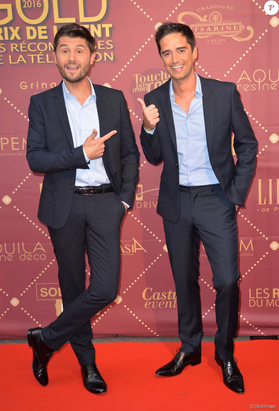 Christophe Beaugrand and Adrien Lemaître - Cérémonie des Gold prix de ...