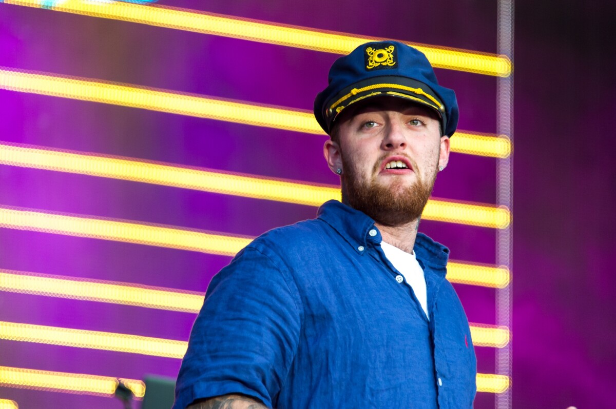 Photo : Mac Miller en concert lors du Festival Rock in Rio à Lisbonne ...