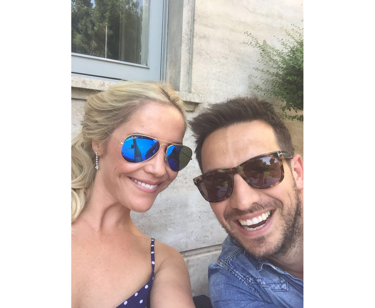 Photo : Heidi Range et son mari Alex Partakis en Italie. Photo publiée ...
