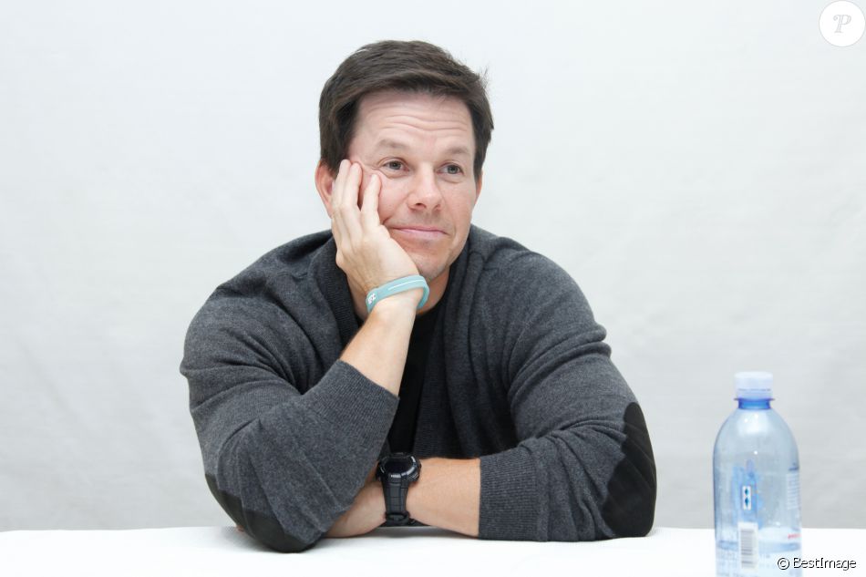 L'acteur Mark Wahlberg en conférence de presse pour le film Daddy's ...