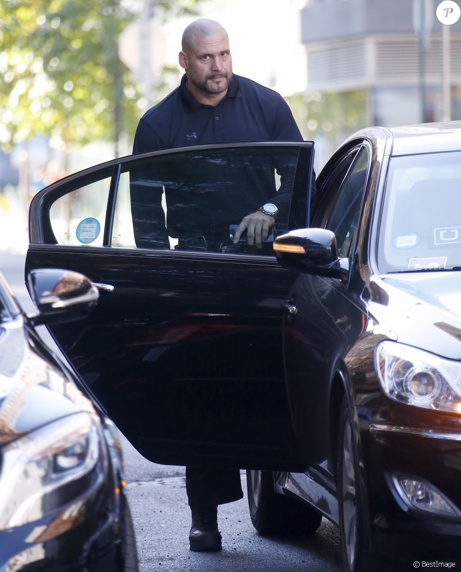 Pascal Duvier, le garde du corps de Kim Kardashian et Kanye West, à New ...